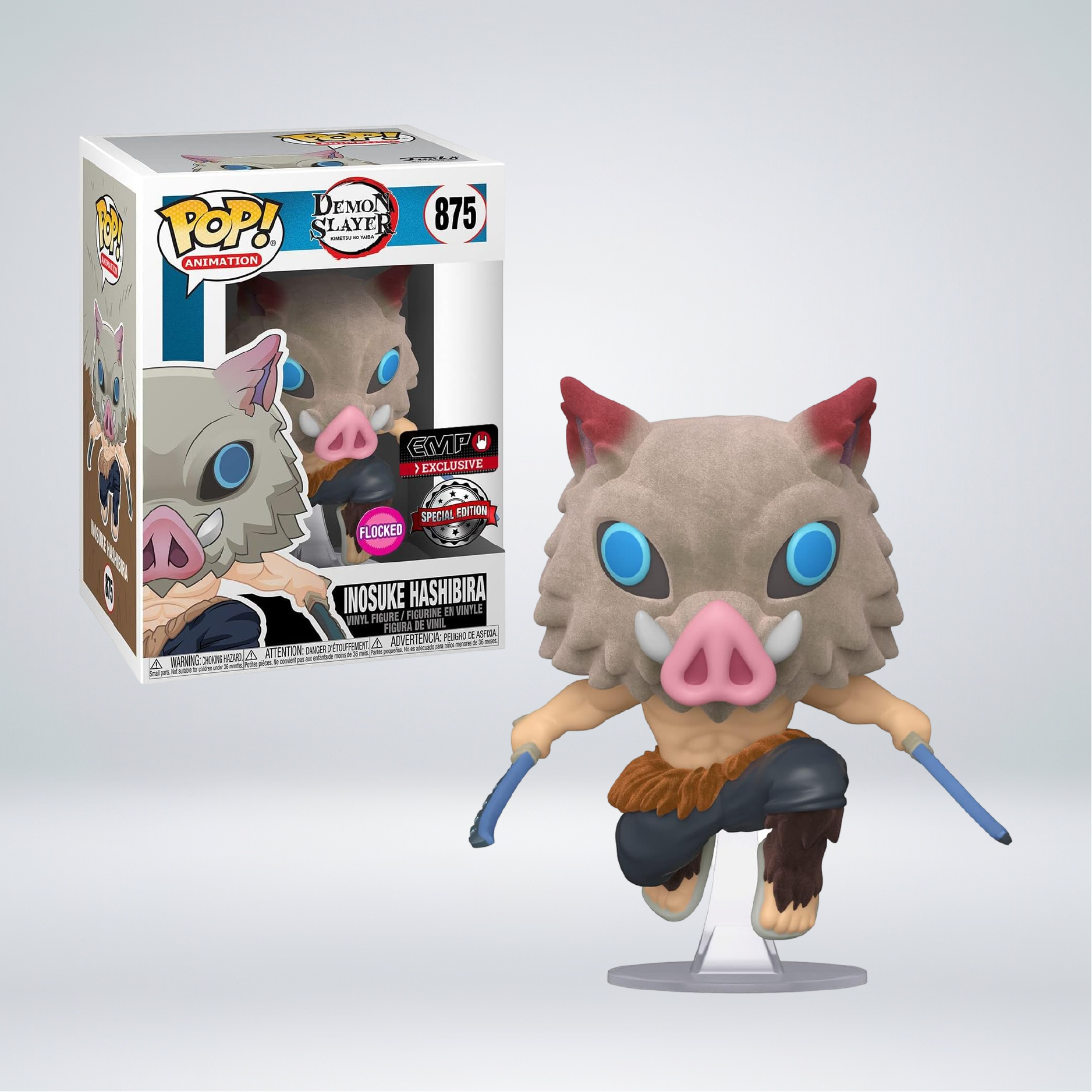FUNKO POP DEMON SLAYER – INOSUKE HASHIBIRA Flocked | CD STORE
