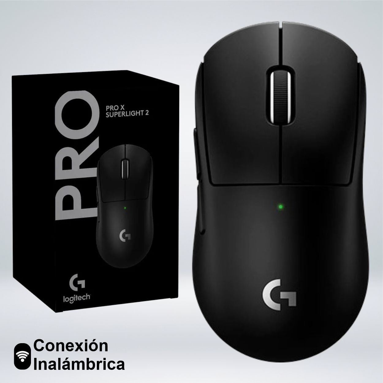 MOUSE GAMER G PRO X SUPERLIGHT 2C HERO 2 LIGHTSPEED 44KDPI 5botones ...
